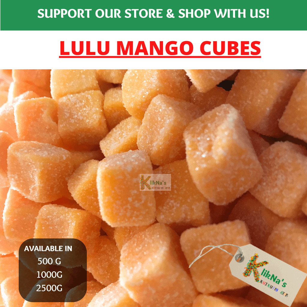 KlikNa's LULU Mango Cubes 500g | 1000g Gummy | Gummy Candies | Gummy ...