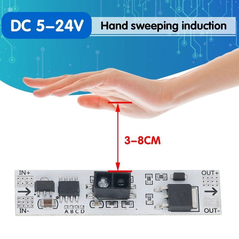 RQ+＞Short Distance Scan Sensor Sweep Hand Sensor Switch Module 36W3A ...
