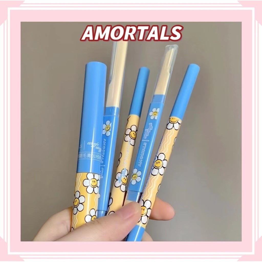 Amortals X Wiggle Mascara New Base Cream Long Feather Curl Not Smudge ...