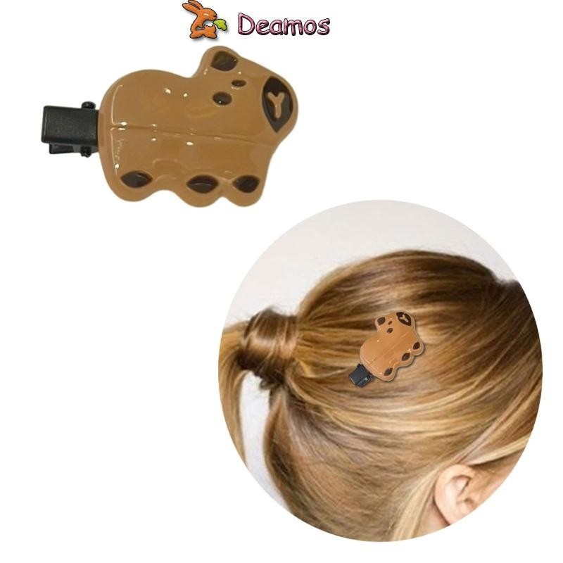 DE Hair Tie Capybara Hair Clip Fun Animal Capybara Cute Headdress Funny ...