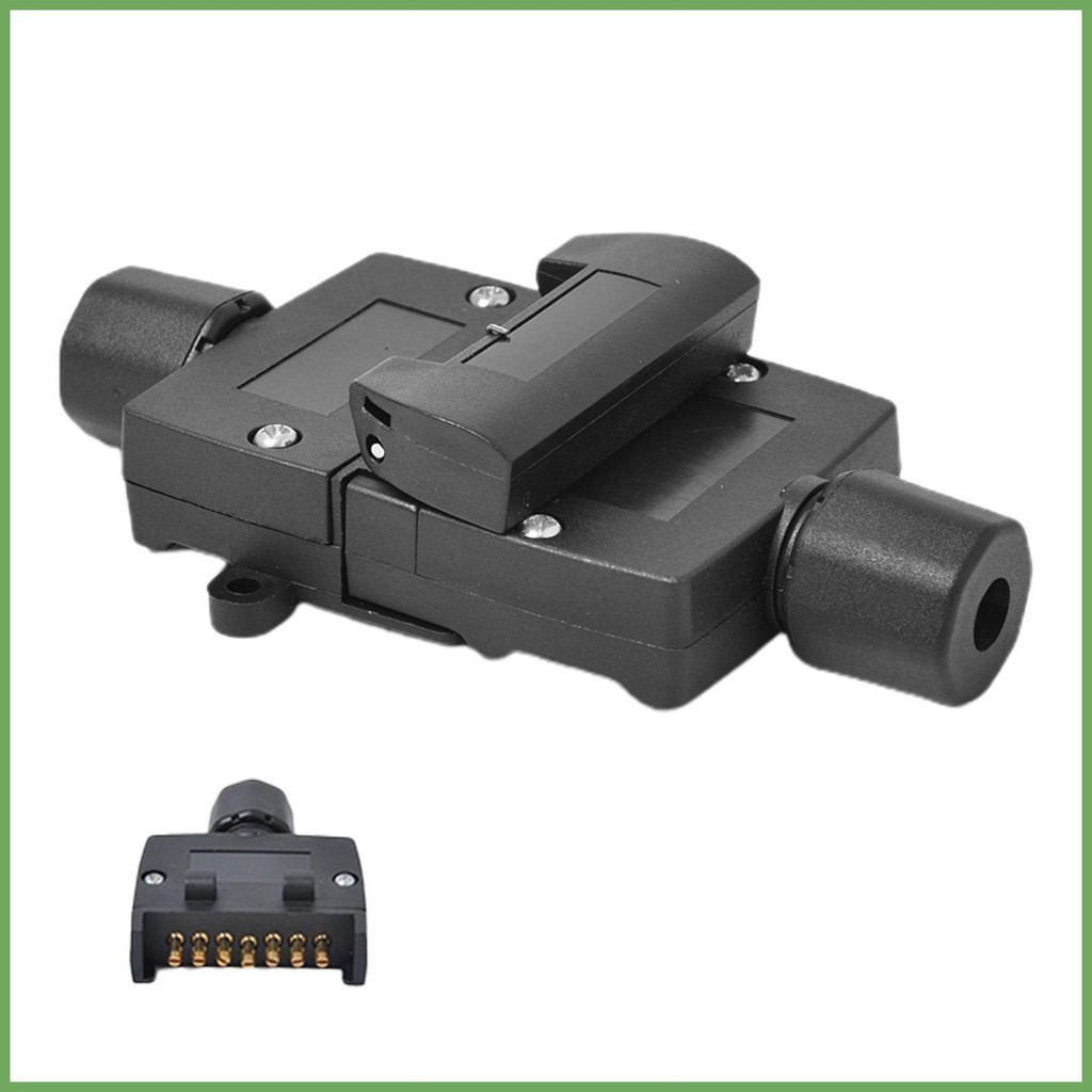 7 Pin Trailer Connector 7 Pin 12V Copper Trailer Plug Adapter Truck ...