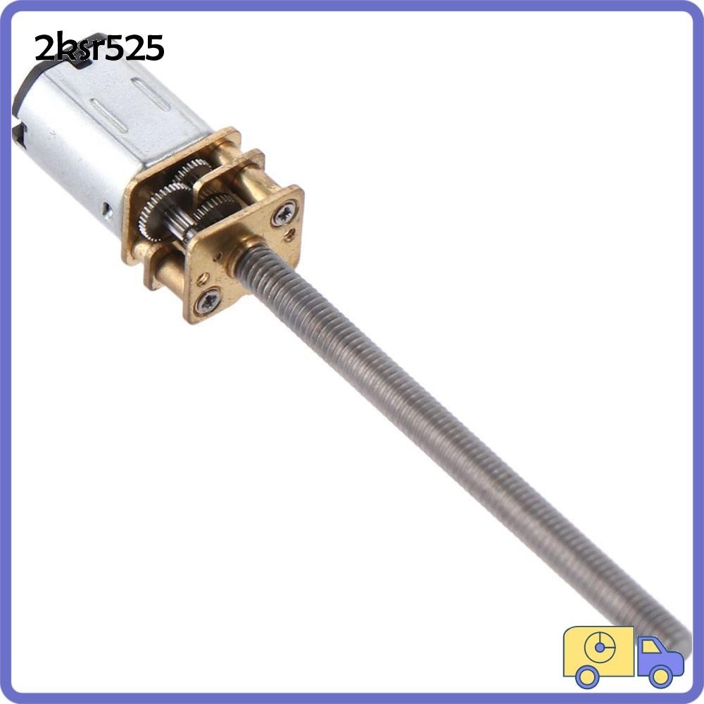 2KSR525 DC Motor, 6V 30RPM Low Speed Reduction Motor, Long Lead Screw ...