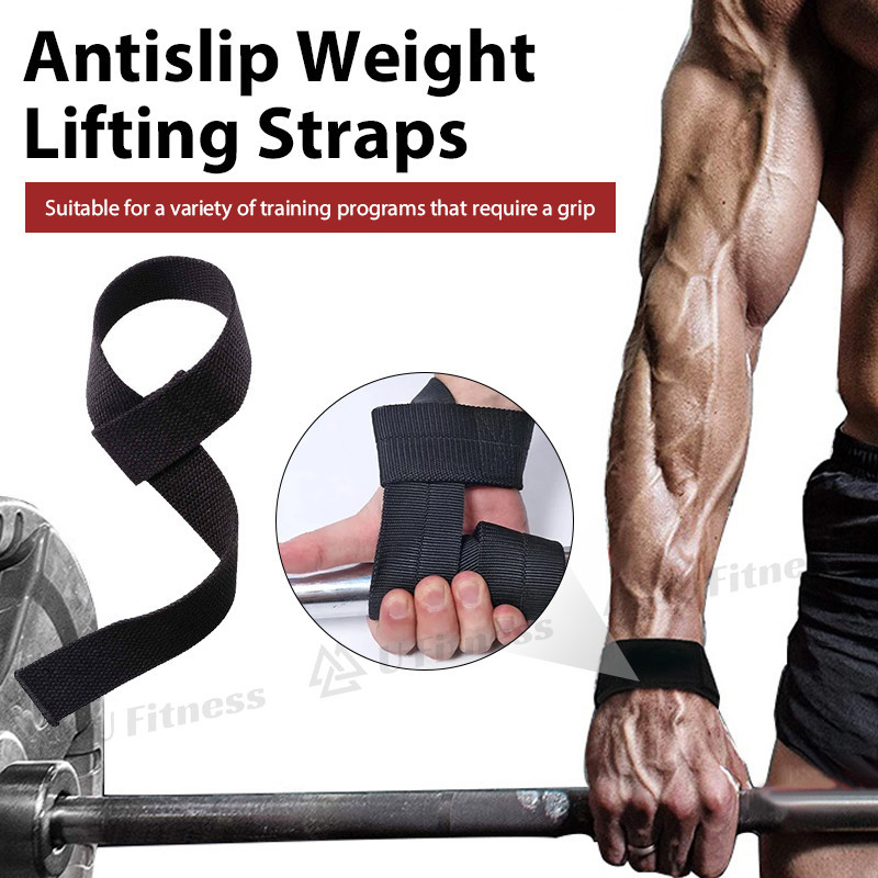 Sports Power Belt Hard Pull Fitness Weightlifting Wrist Strap SBR Anti ...