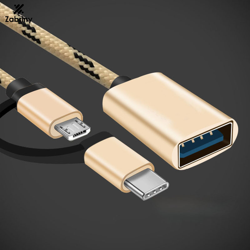 Two-in-one data cable Android type-c converter suitable for phone to ...