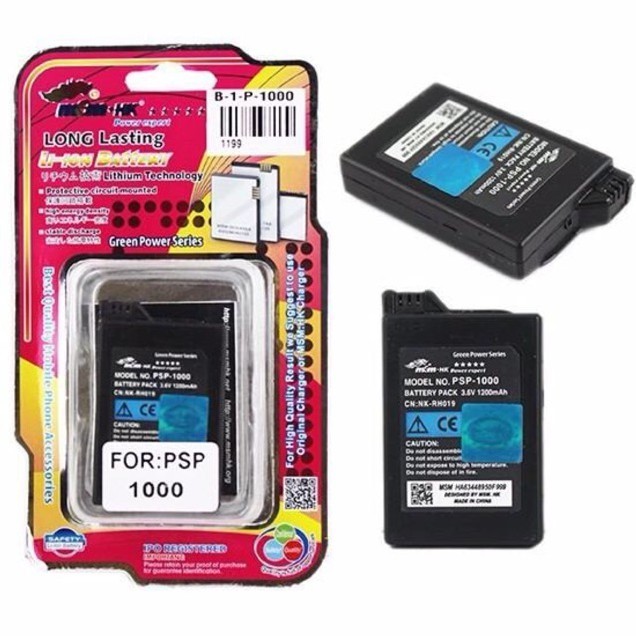 MsM Hk Psp battery slim p1000 p2000 p3000 1200mah 2400mah Original High ...