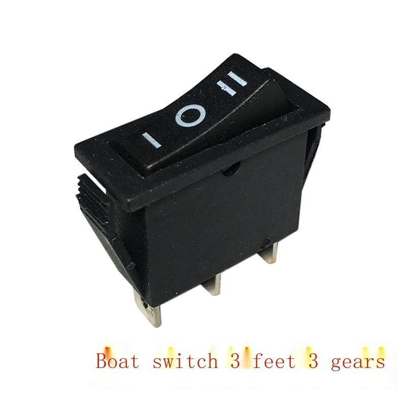 3-speed 3-foot switch, boat-shaped switch, third-speed rocker boat ...