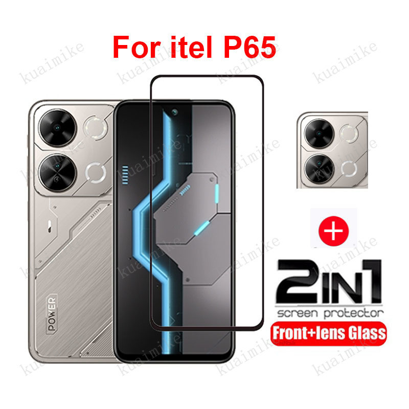 Itel P65 Tempered Glass Screen Protector For itel P65 P55 4G 5G P55 ...