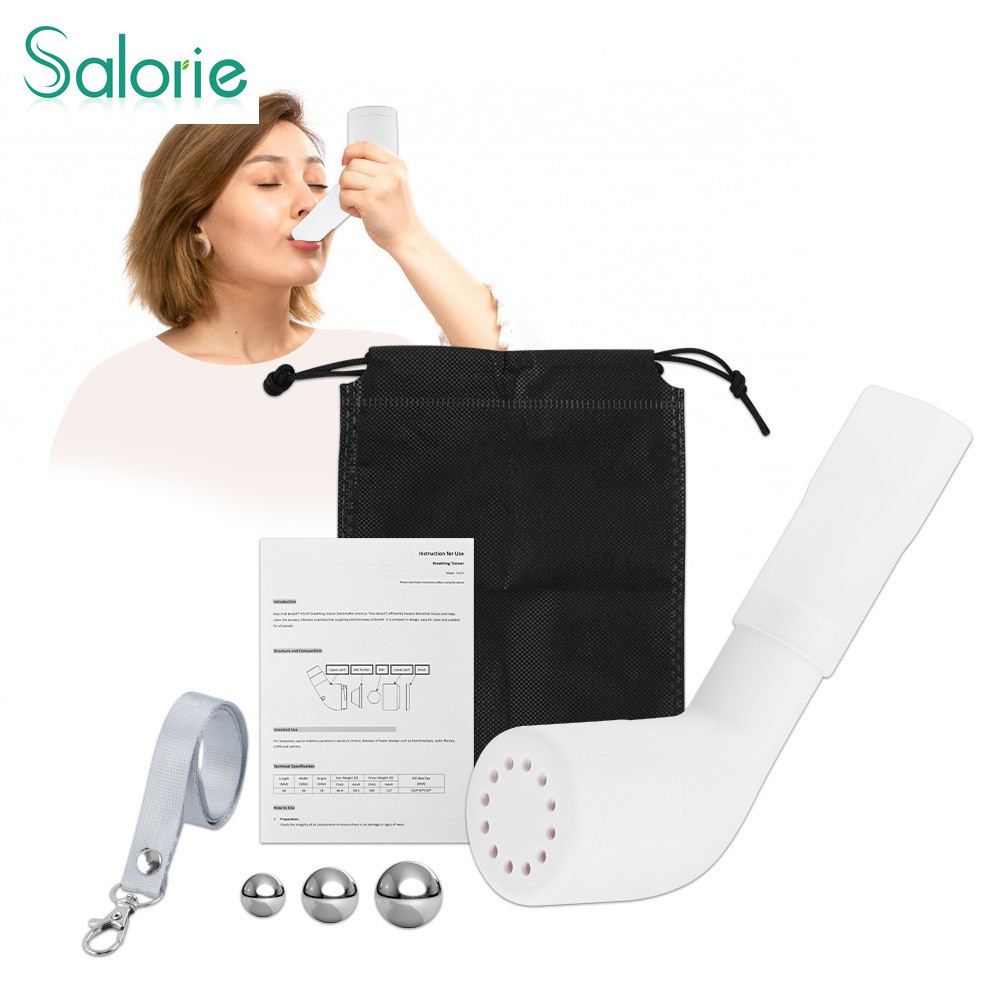 Salorie Breathing Trainer Running Respirator Portable Lung Exerciser ...