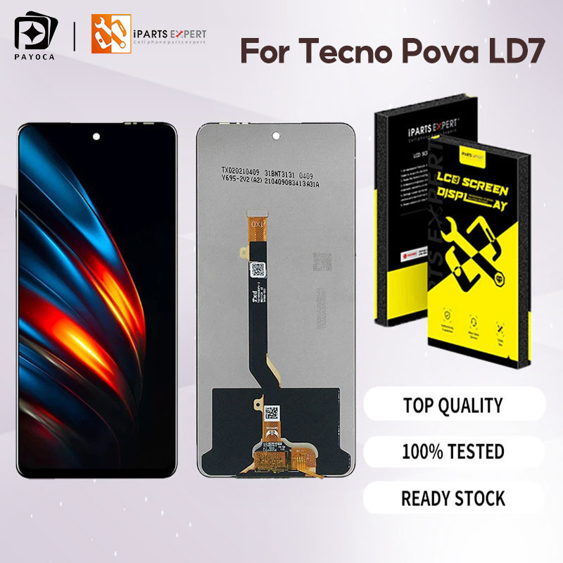 Original LCD For Tecno Pova LD7 LD7J Pova 2 LE7 LCD Display Screen ...