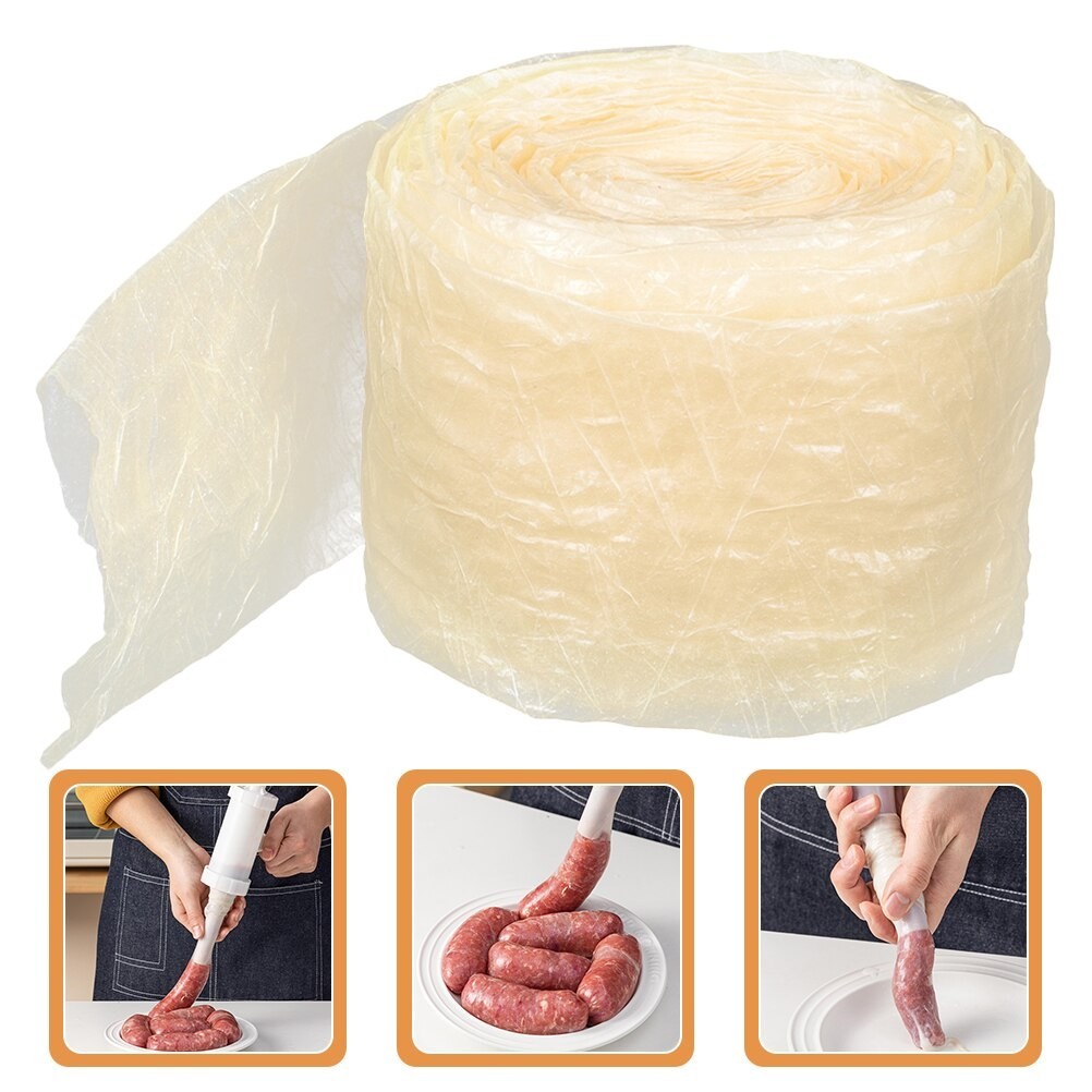 Sausage Casings Vegan Chorizo Edible Skin Collagen Self Made Hot Dog ...