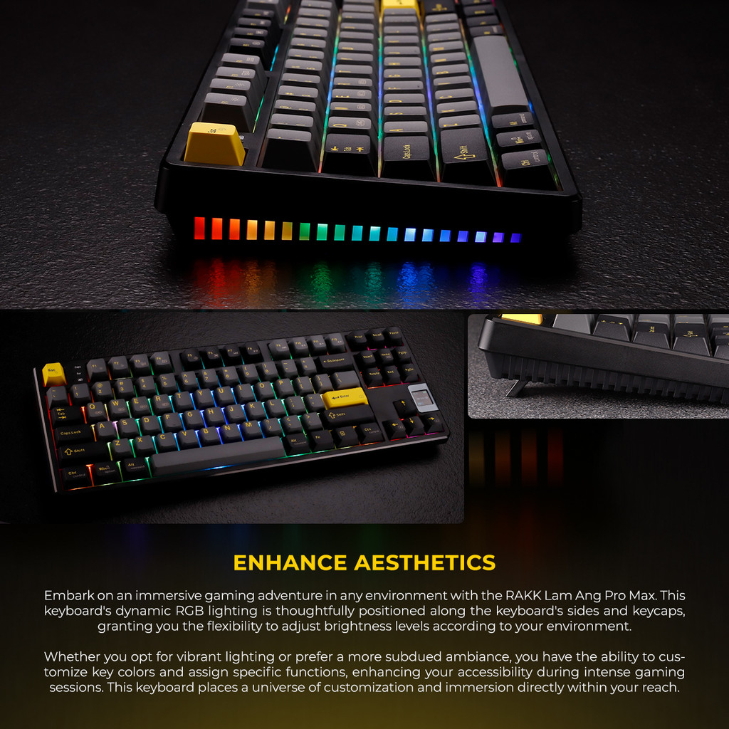 EasyPC| RAKK LAM-ANG PRO MAX Fully Keyboard and Barebone Trimode 87 ...
