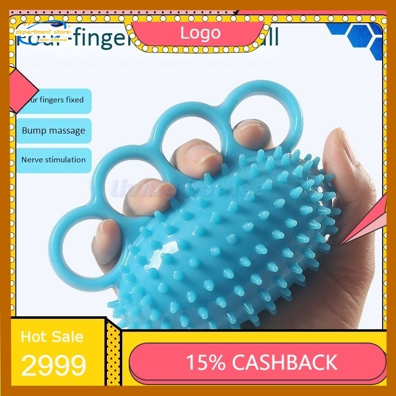 Hand Grip TPR Ball Finger Practice Exercise Muscle Power Finger ...