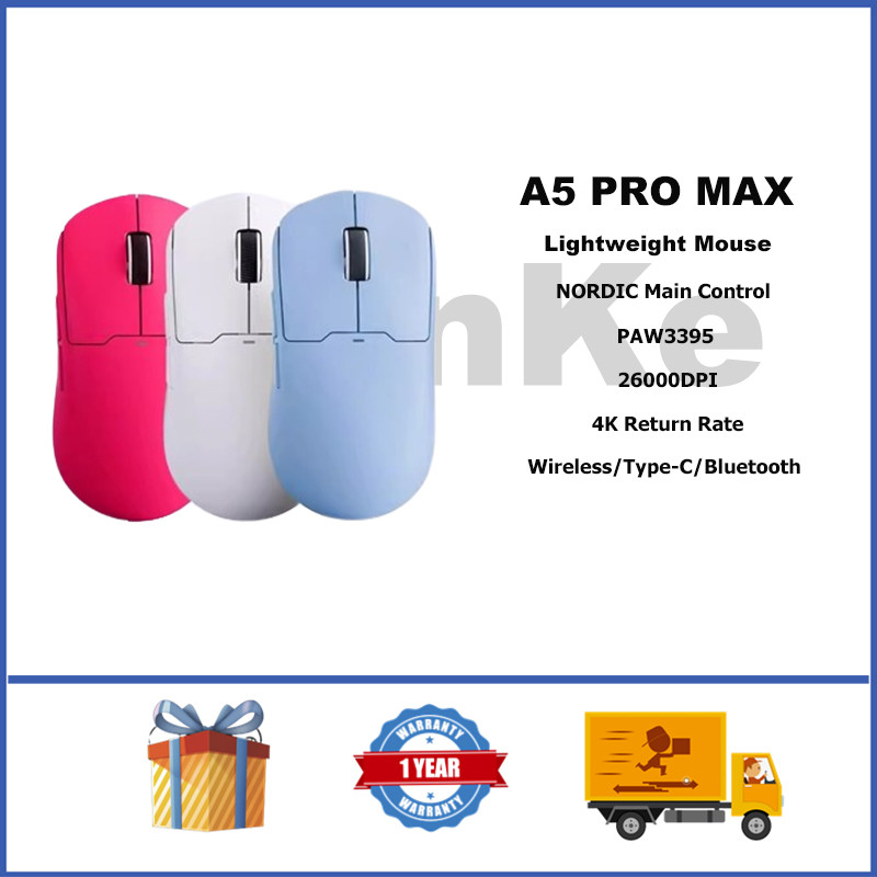 MCHOSE A5 Pro Max Wireless Gaming Mouse PAW3395 Lightweight | Shopee Philippines