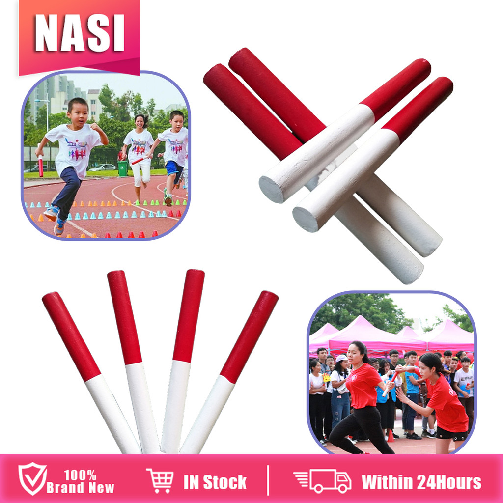 Track Field Sprinting Supplies Multiuse Wooden Relay Batons for Race ...