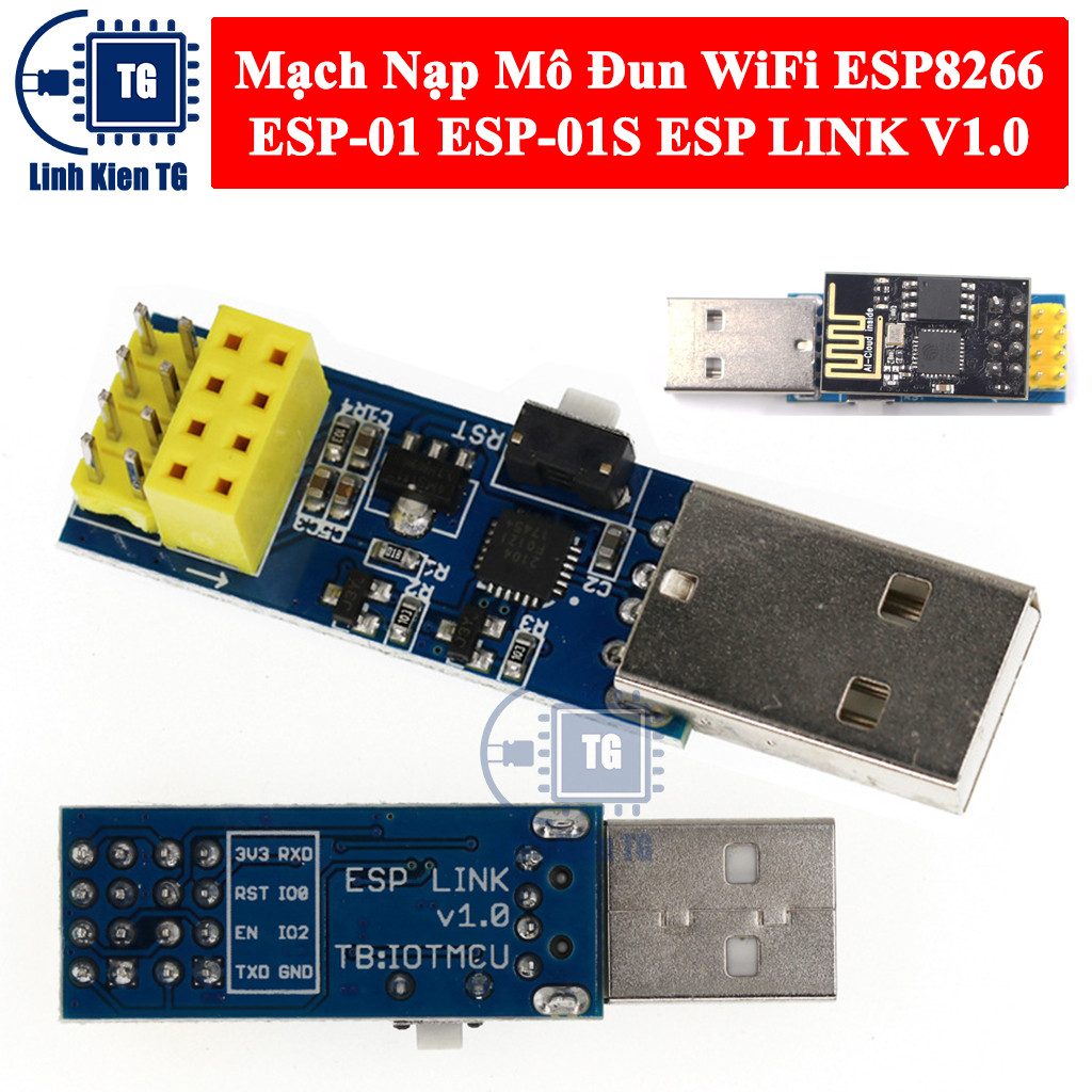 High Quality ESP8266 ESP-01 ESP-01S ESP LINK V1.0 WiFi Module Charging Circuit | Shopee Philippines