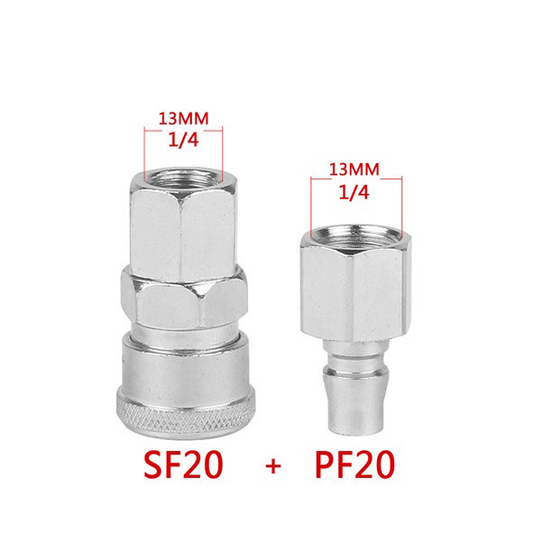 PERALATAN Quick Coupler 20 SF And 20 PF For Air Compressor Or Pneumatic ...