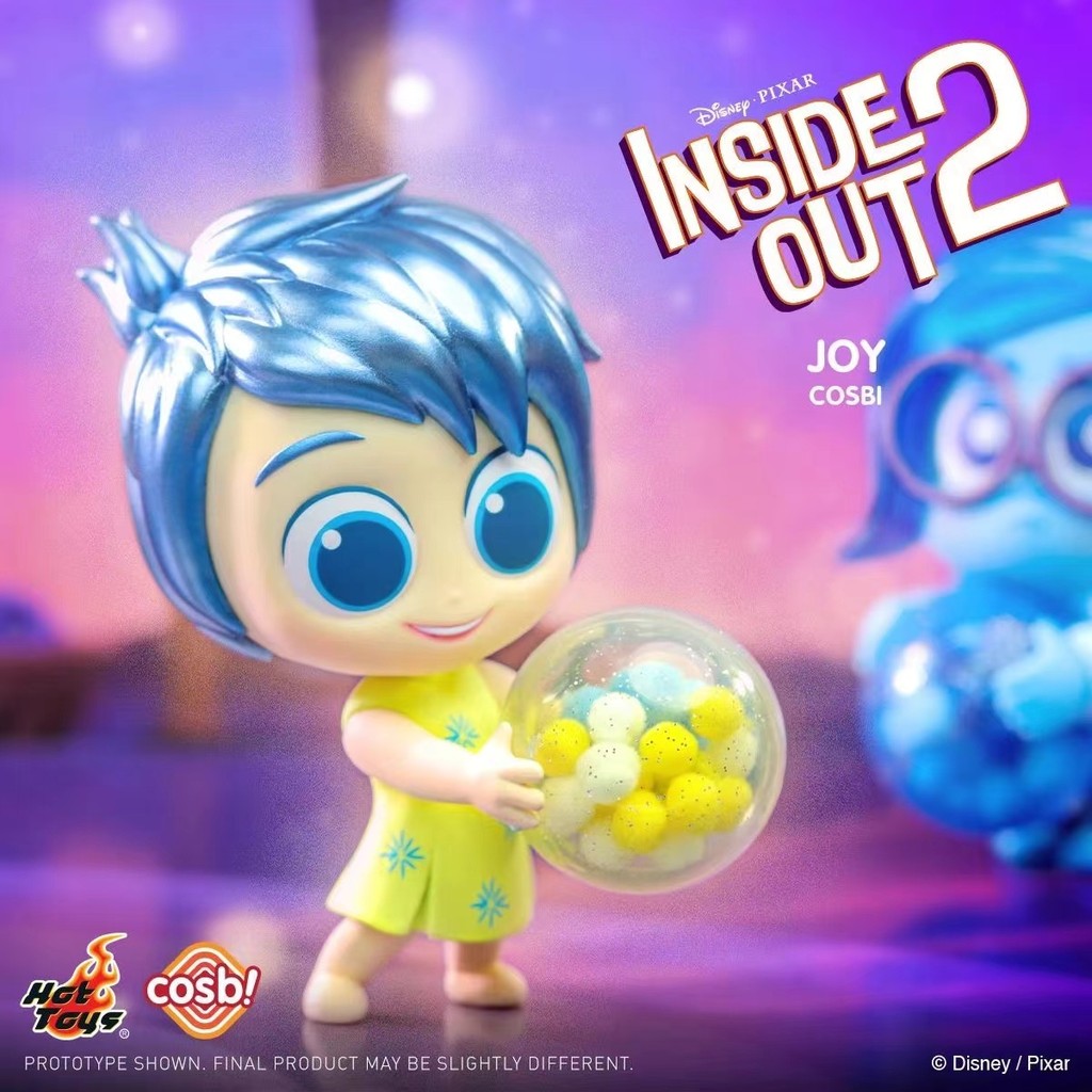 HotToys Inside Out 2 Blind Box Worry Happy Fury Toy Ornament | Shopee ...