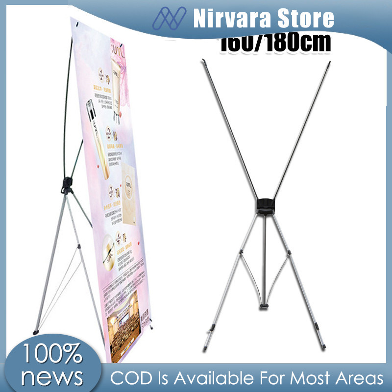 60x160cm/80x180cm X Banner Tarp Stand X Banner Display Stand For ...