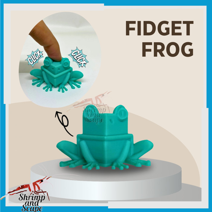 Frog Clicky Fidget Children's Toy Premium Anti Stress Switch Sensory ...