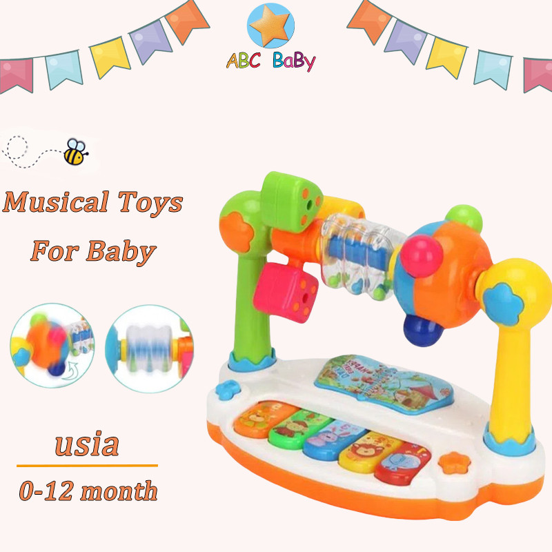 ABC BaBy Musical Toys For Baby Piano For Kids Musical Piano Toy Lights ...