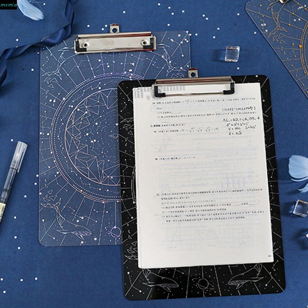 MXMIO A4 Paperboard Splint With Hanging Hole Laser Bronzing Starry Sky ...