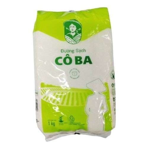 [Genuine] Co Ba brand white granulated sugar, clean sugar, 1kg pack ...