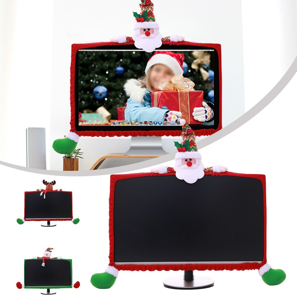 【Fast Shipping】Christmas LCD Display Bumper Case Cover Decor Computer ...
