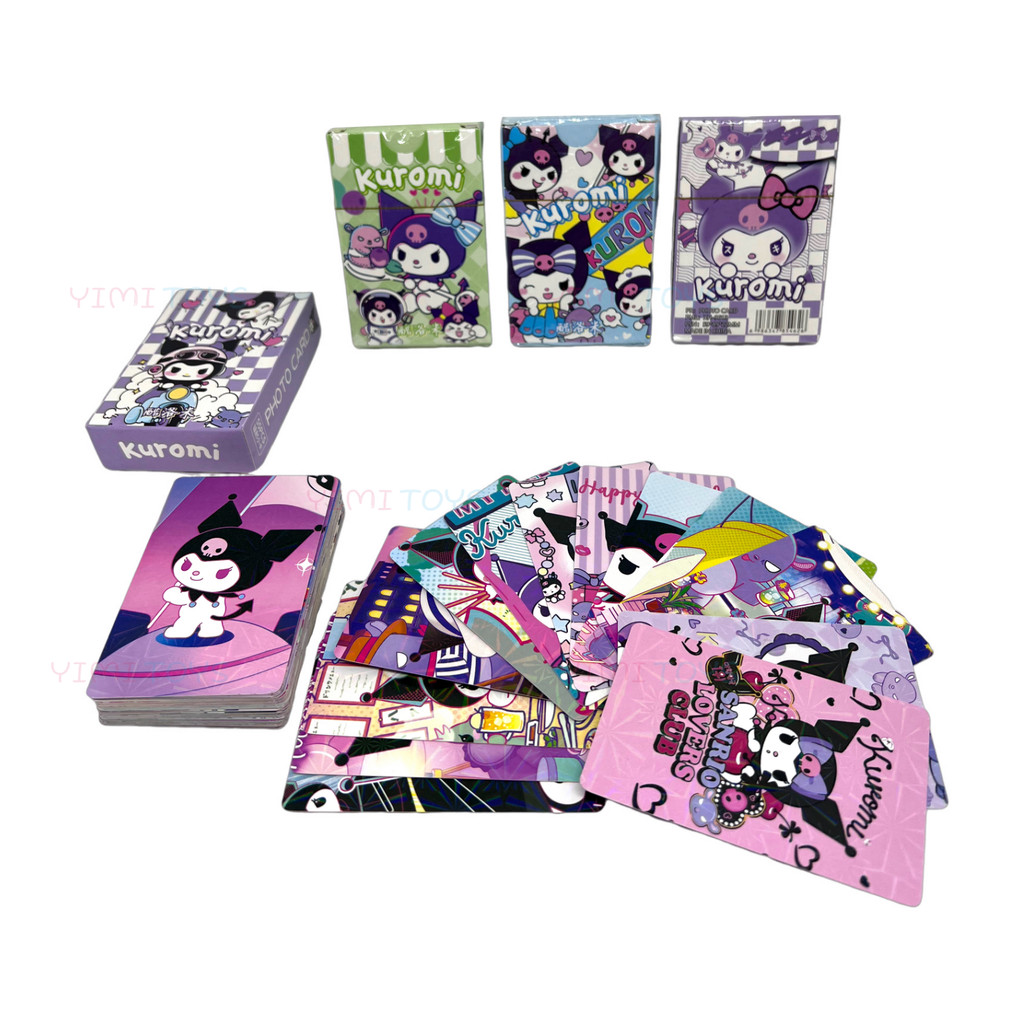 55pcs laser Sanrio Kuromi photo cards | Shopee Philippines