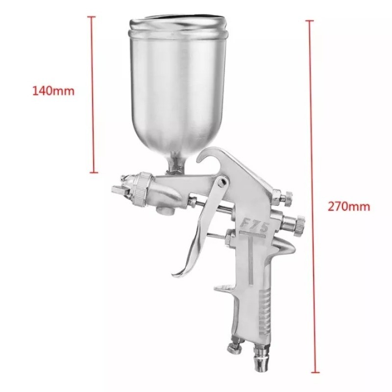 F75 400ml 1.5mm Pneumatic Spray Gun for Cars/Furniture Paint Tool Paint ...