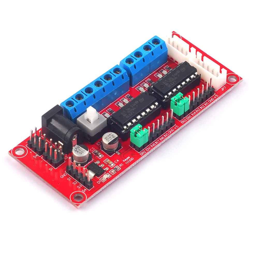 4 DC motor driver module / 4WD car / L293D module for Smart Car Robot ...