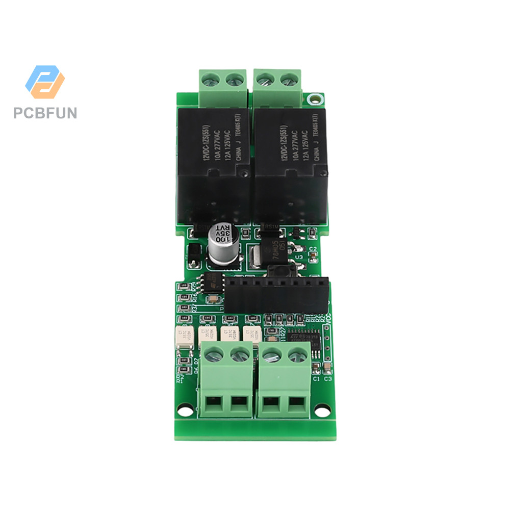 Pcbfun 12V24V10A DC Motor Forward and Reverse Controller Module with ...