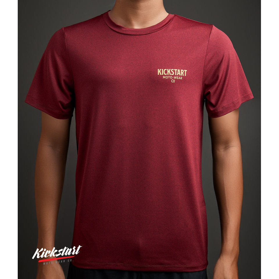 DOOHAN (MAROON) TECH TEE | Shopee Philippines
