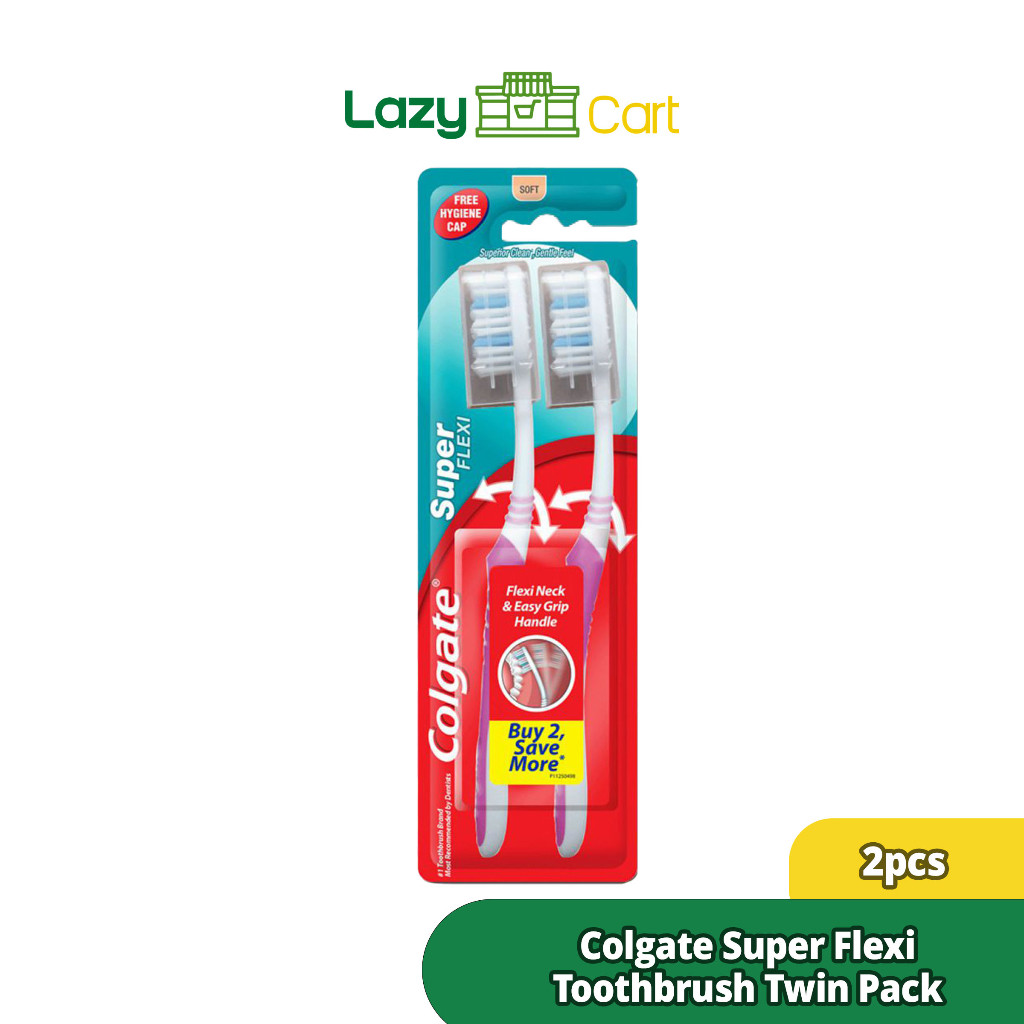 Lazycart Colgate Super Flexi Toothbrush Twin Pack - Your Path to a ...