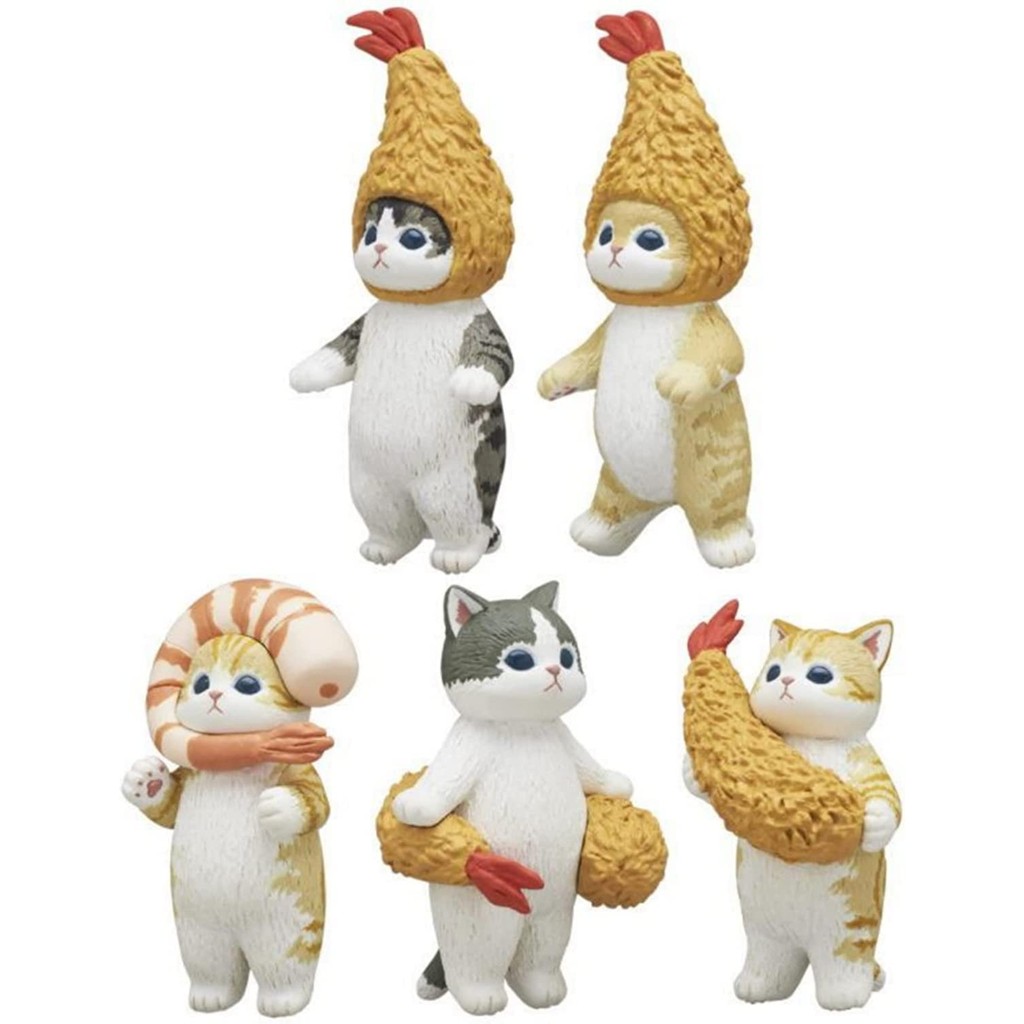 mofusand Ebyan Figure x 5 pieces Fully Complete Gacha Gacha Capsule Toy ...