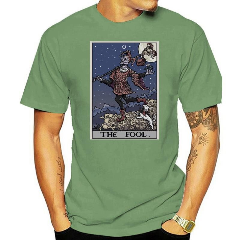 The Fool Tarot Card Shirt Goth Halloween Creepy Court Jester Gothic ...