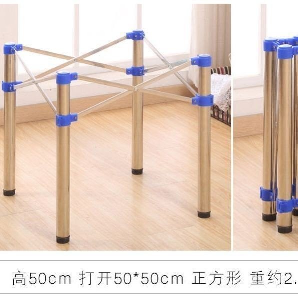 #Folding Table Leg Stainless Steel Table Legs Bracket Portable Table ...