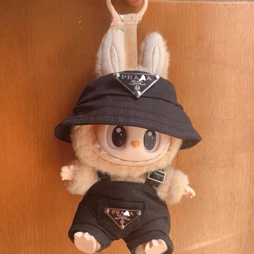 Labubu Street Wear 17cm Bucket Hat Overalls 1st Generation/2nd ...