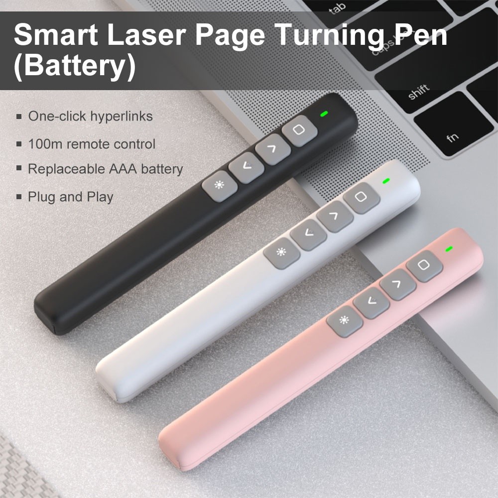 Rechargeable USB Wireless PPT Presentation Pointer Clicker Powerpoint ...