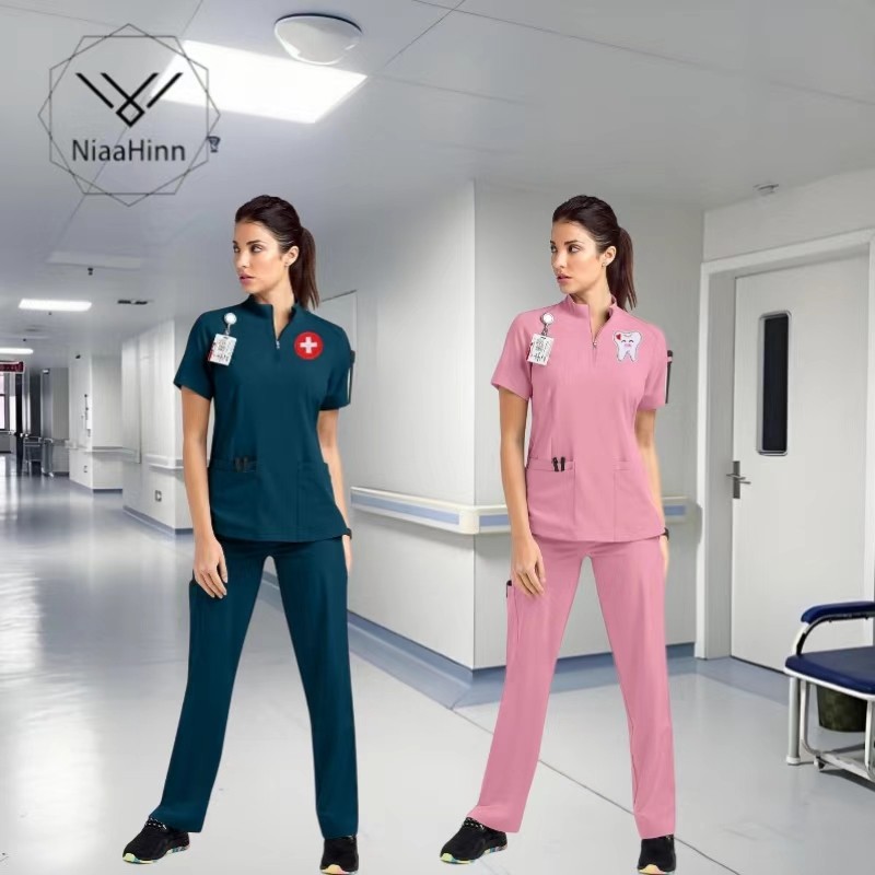 Hospital Nurse Work Clothes Elastic Quick-Drying Hospital Surgical ...