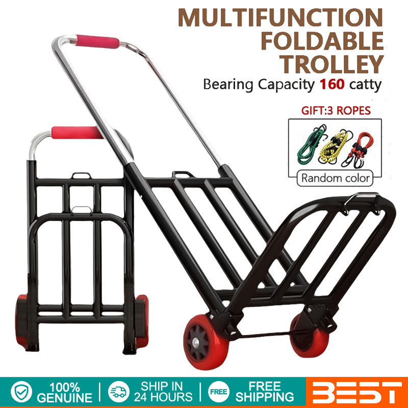 Trolley Cart Multifunction Foldable Shopping Cart Folding Luggage ...