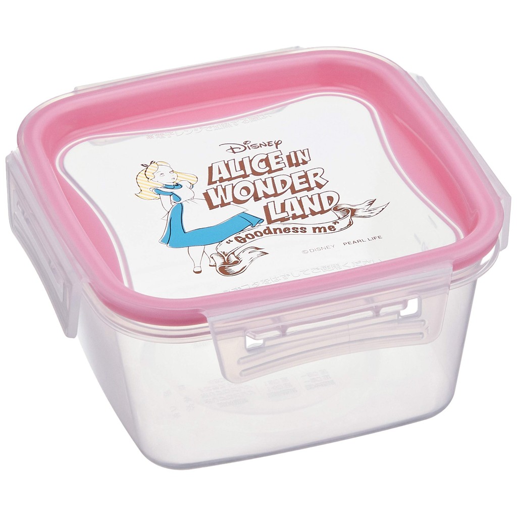 Pearl Metal Disney Storage Container Square M Alice in Wonderland Made ...