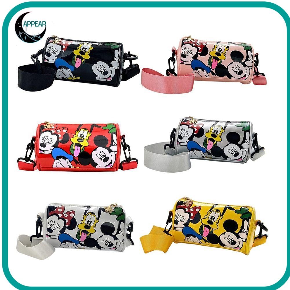 APPEAR Tote Bag, Mickey Mouse PU Crossbody Bag, Tutorial Bags Cartoon ...