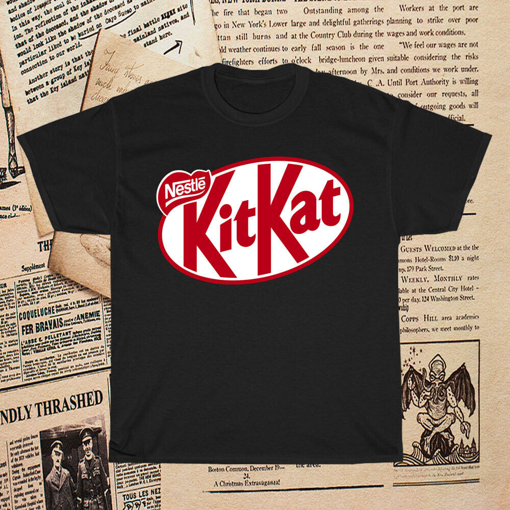 New Kit Kat Chocolate Bar Logo Men'S Funny T-Shirt | Shopee Philippines