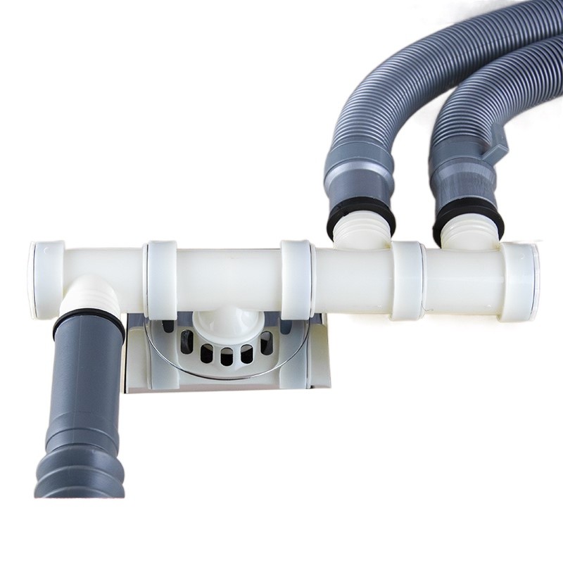 Sewer diverter one point two washing machine drain pipe three-in-one ...
