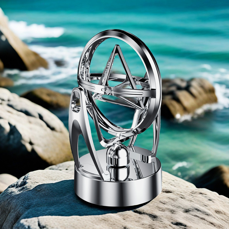 New Triangle Perpetual Instrument Desktop Model Rotating Magnetic ...