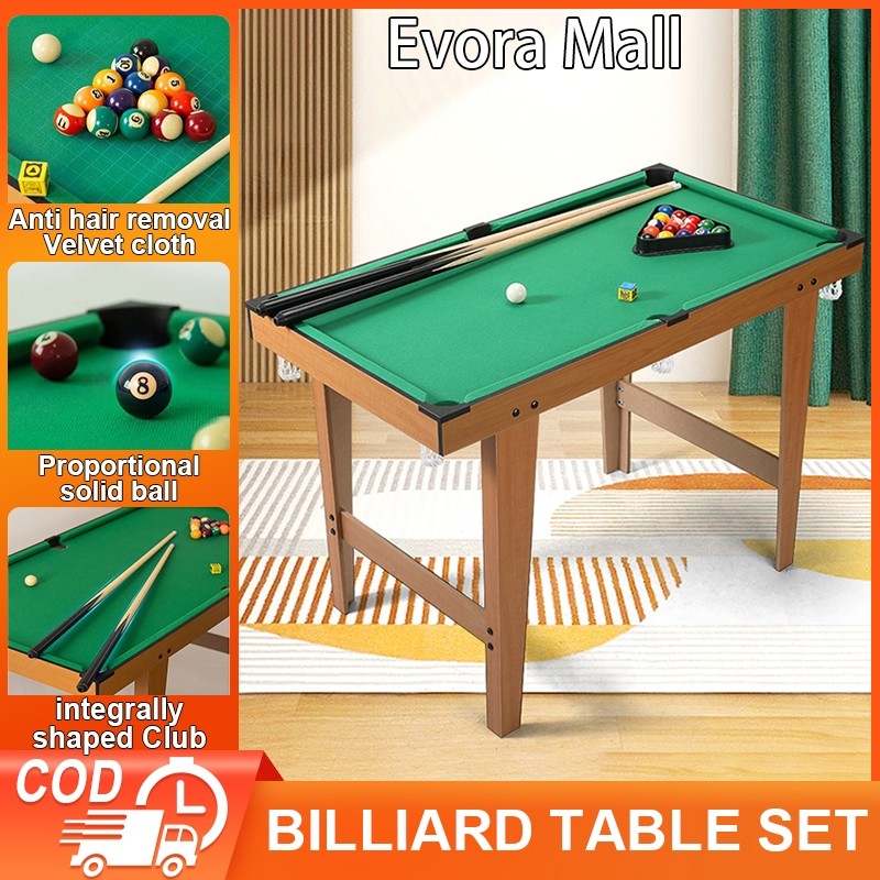 Evora Billiard Table Set Mini Billiard Table For Kids/adult Wooden Tabletop Tall Feet Pool Table ...