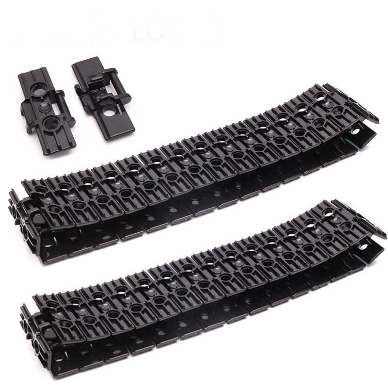 80pcs 57518 Building Blocks Part Large Size Tank Engineering Car Track ...