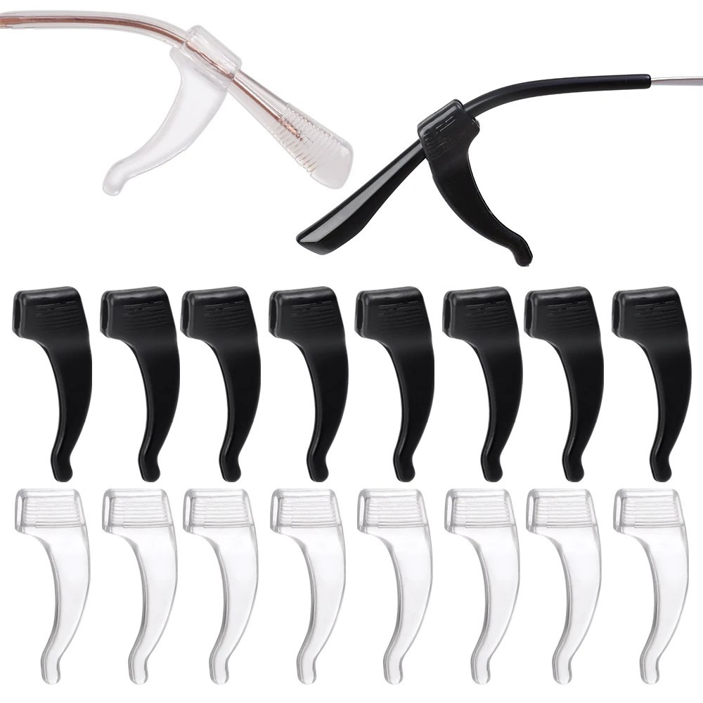 Anti Slip Ear Hook Eyeglass Eyewear Accessories Silicone Grip Temple ...