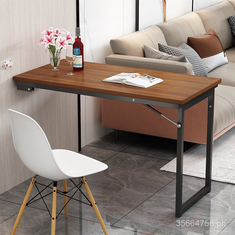 4I Transformable Wall-Mounted Folding Table Wall-Mounted Dining Table Multifunctional Bookshelf ...