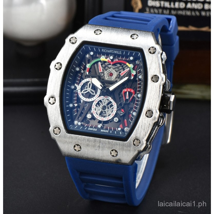 R Richard Mille Richard Miller Cool Multifunctional Quartz Movement Men ...